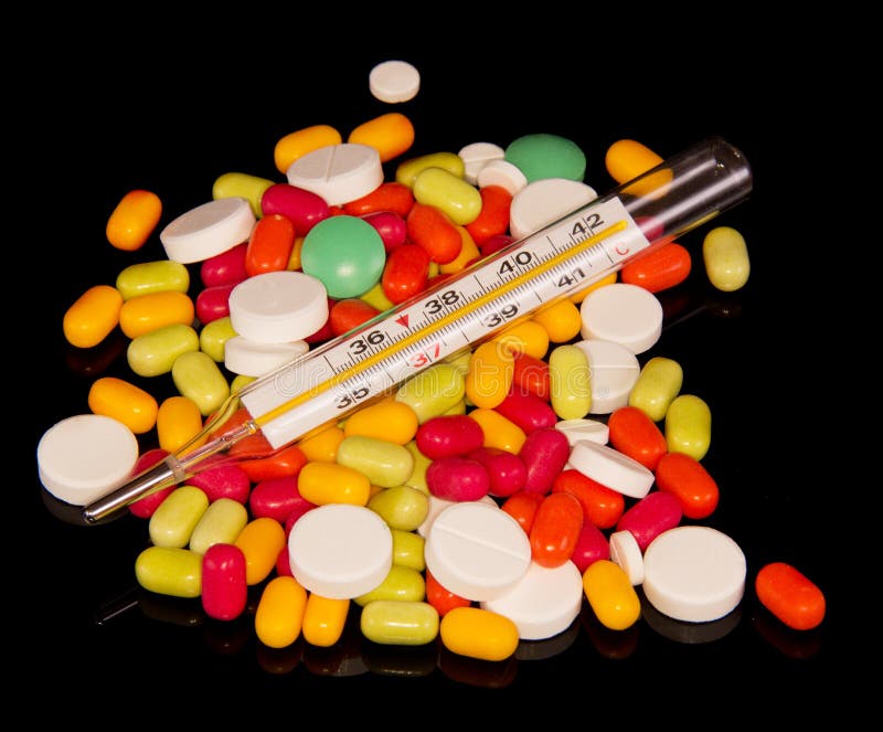 Colored Pills, Tablets and Capsules Stock Photo - Image of bottle ...