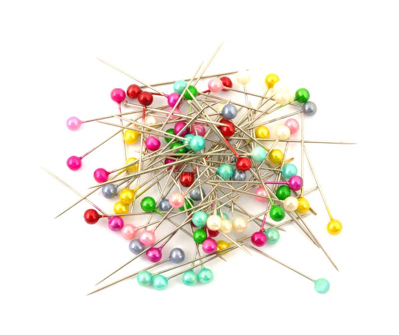 Colored pin heads stock photo. Image of pins, round, colorful - 10951104