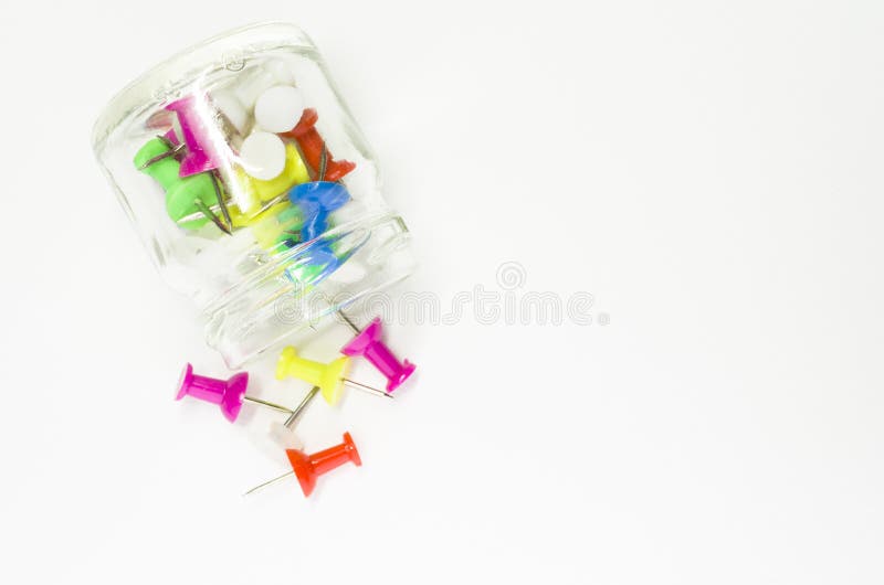 Colored pins stock image. Image of colore, needles, tacks - 42951105