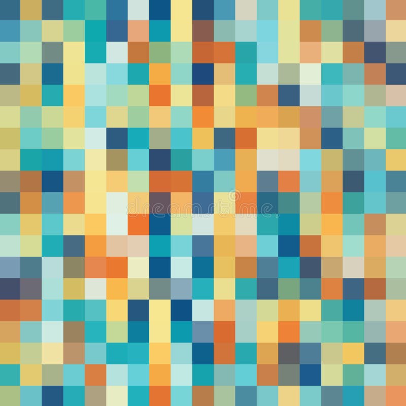 Colored Pixel Background. Abstract Geometric Image. Design Element. Eps ...