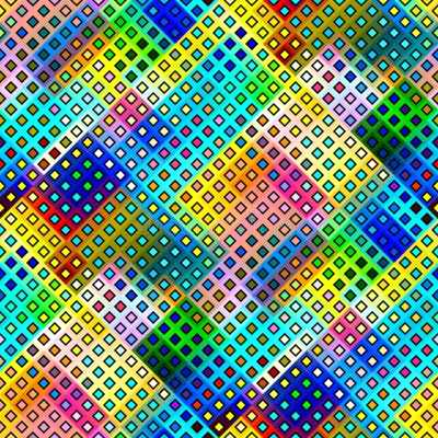 Colored Pixel Wave Seamless Pattern. Vector Pixel Art Pattern Stock ...