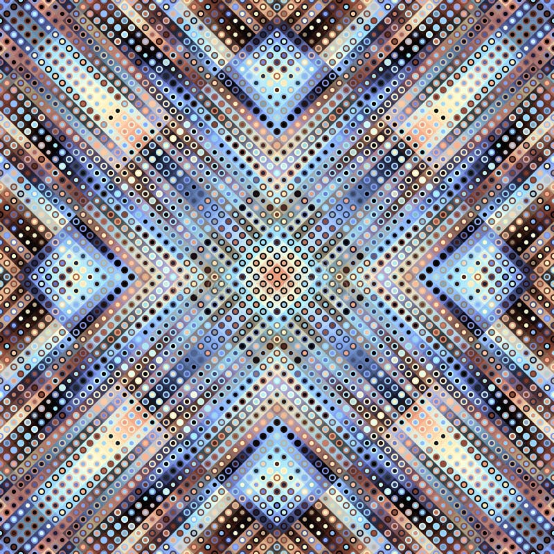 Colored Pixel Wave Seamless Pattern. Vector Pixel Art Pattern Stock ...