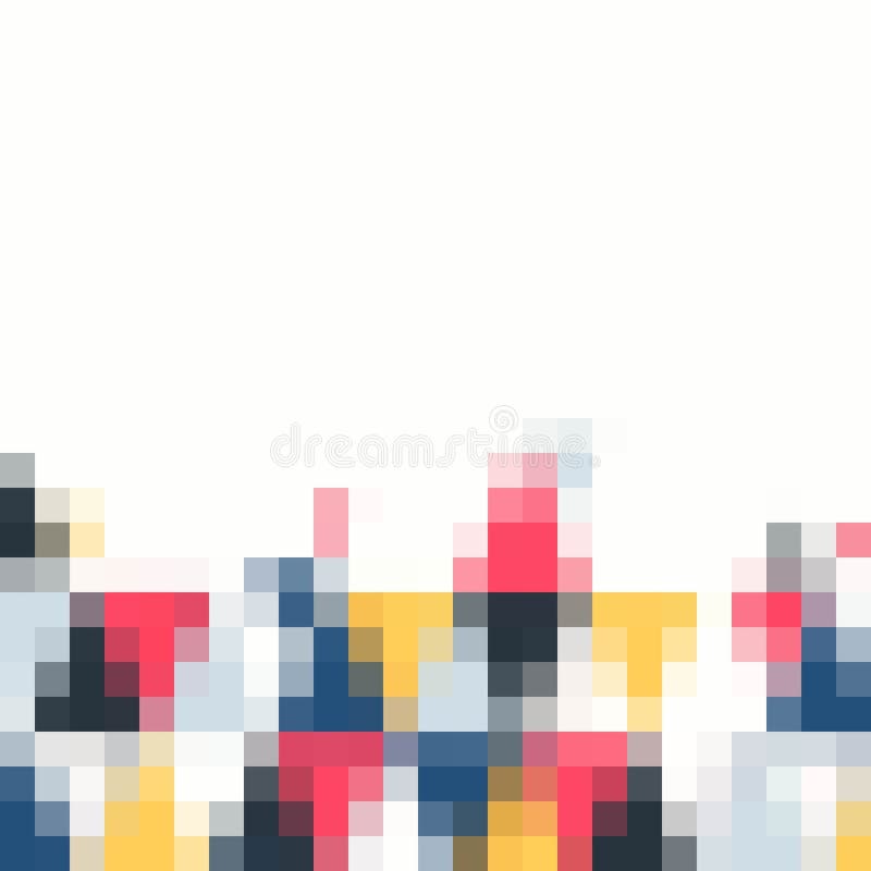 Colored Pixelated Background. Vector Template for a Presentation. Eps ...