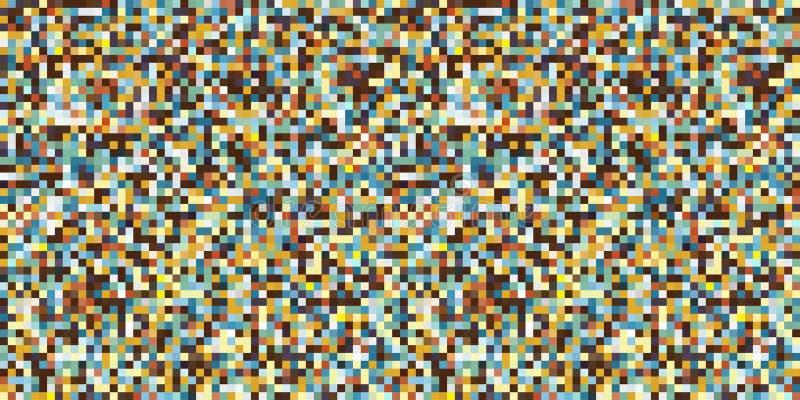 Colored Pixels. Abstract Color Background Stock Illustration ...
