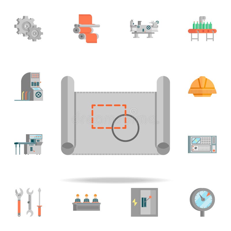 Project Plan Icon. Element of Software Development Signs with Name for ...