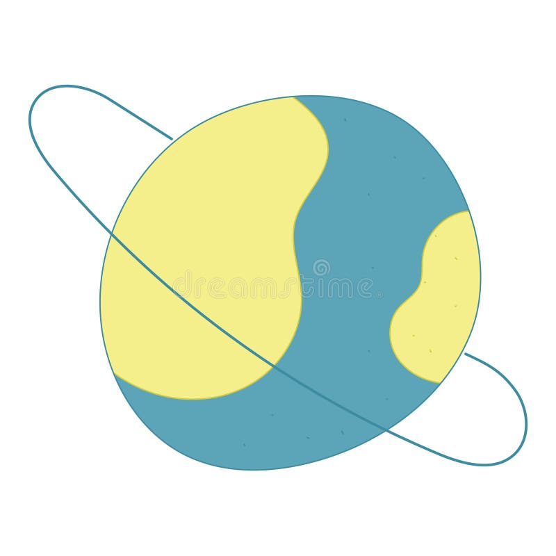 Colored Planet Icon Science and Space Vector Stock Vector ...