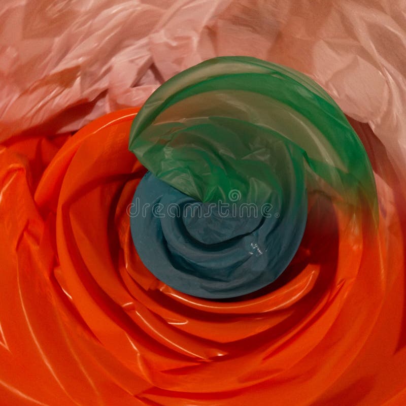 Colored Plastic Bags Abstract Art Background Stock Photo - Image of ...