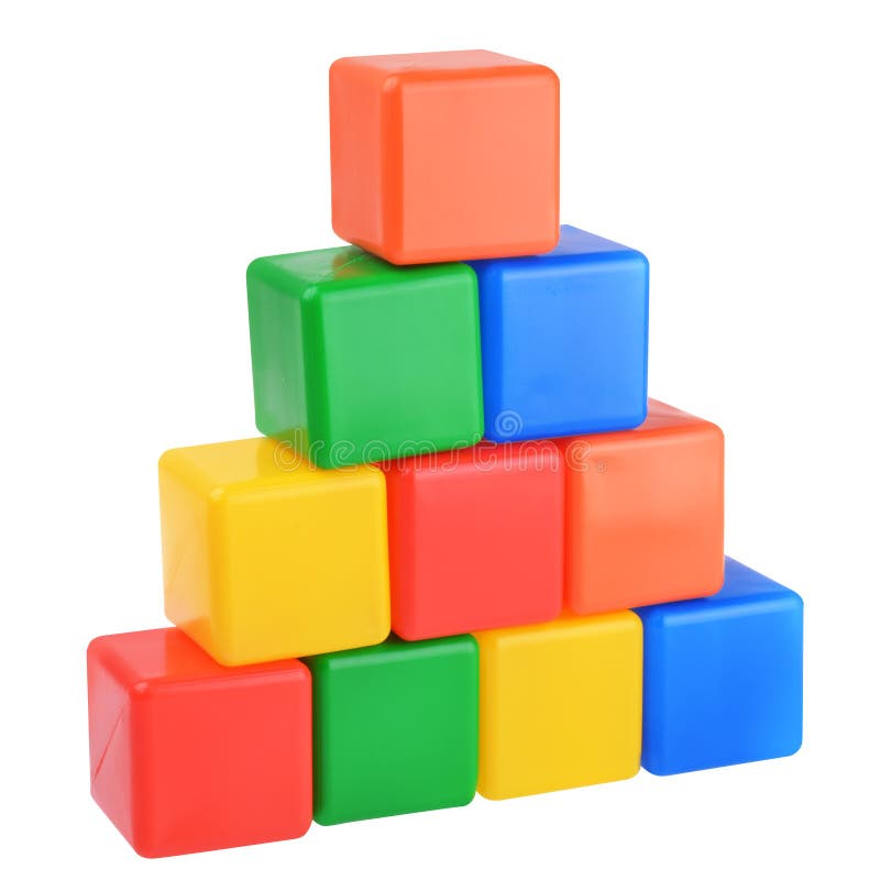 Colored Plastic Cubes Pyramid Building Stock Photo - Image of create ... Colored Plastic Cubes Pyramid Building Stock Photo - Image of create ...