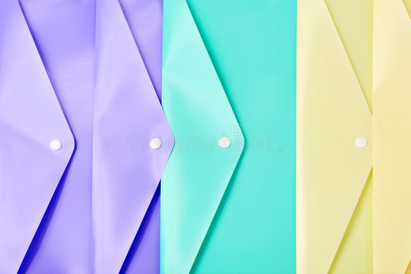 Colored Plastic Folder for Papers Stock Image - Image of report ...