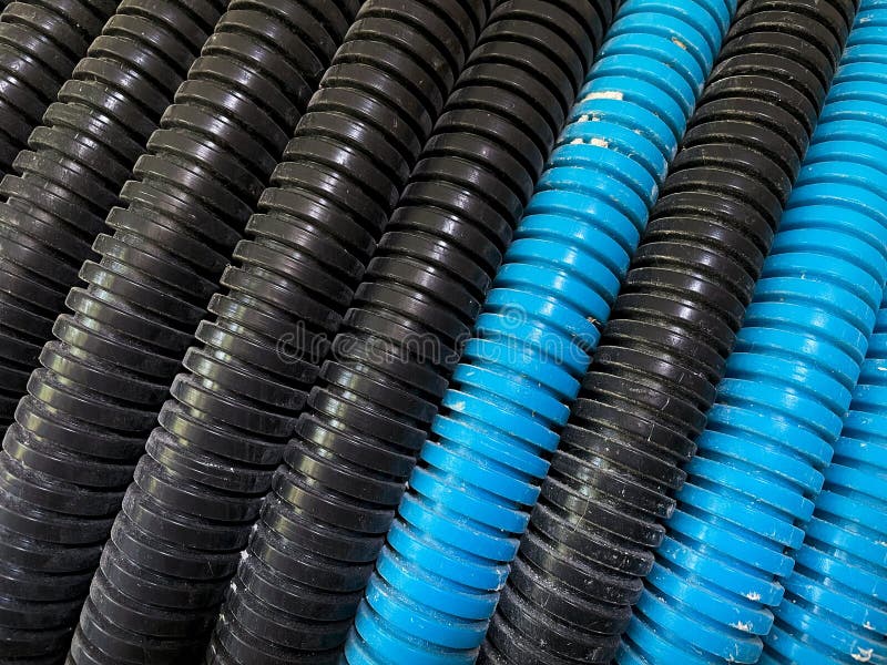 Colored plastic tubes stock photo. Image of panel, chairs - 312817670