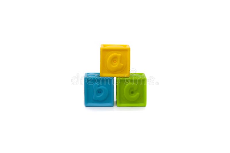 Colored Play Blocks stock photo. Image of education, letter - 38632674