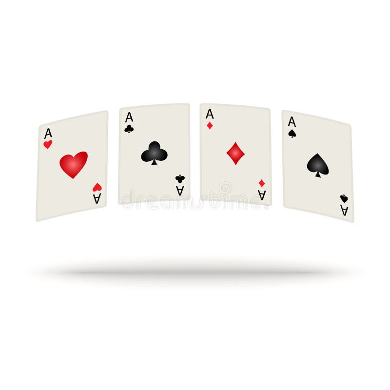 Colored Playing Cards. Vector Illustration Stock Illustration ...