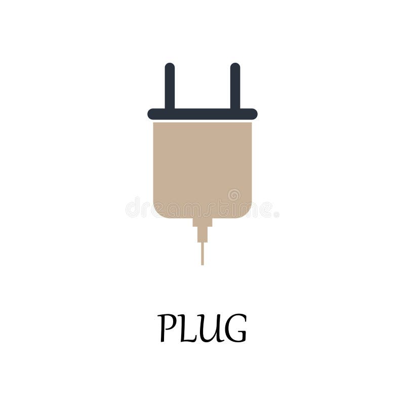 Colored Plug Icon. Element of Web Icon for Mobile Concept and Web Apps ...