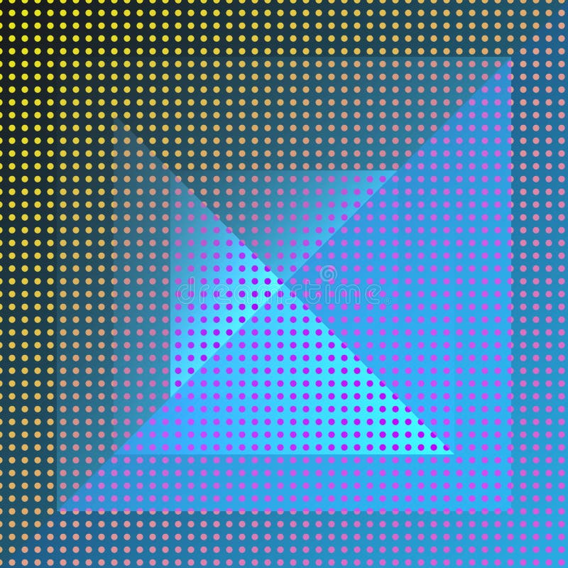 Colored Points Modern Geometric Blue Background. Vector Stock Vector ...