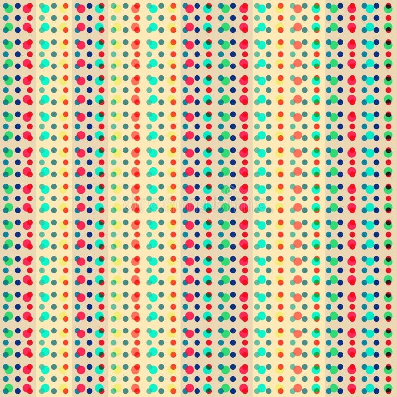 Colored Points Seamless Pattern Stock Vector - Illustration of ...