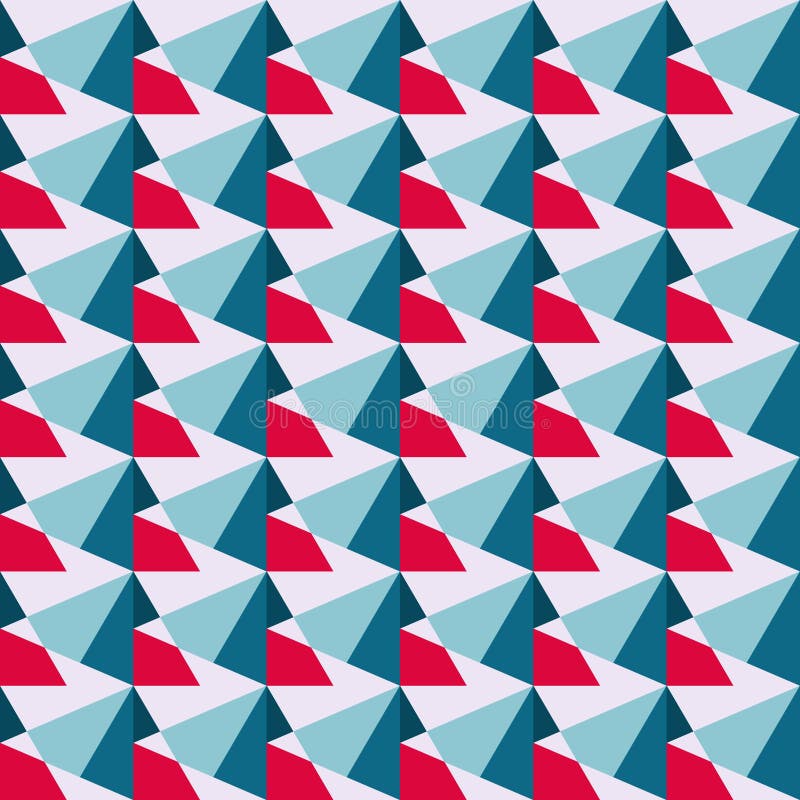Colored Polygons in a Retro Style. Seamless Geometric Pattern Stock ...