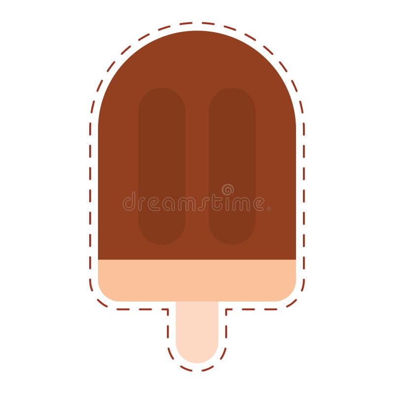 Colored Popsicle Ice Cream Icon Vector Stock Illustration ...