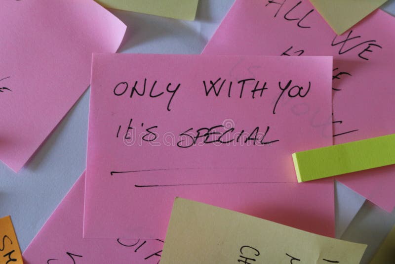 Post-it with Motivational Phrases Stock Image - Image of reminder ... Post-it with Motivational Phrases Stock Image - Image of reminder ...