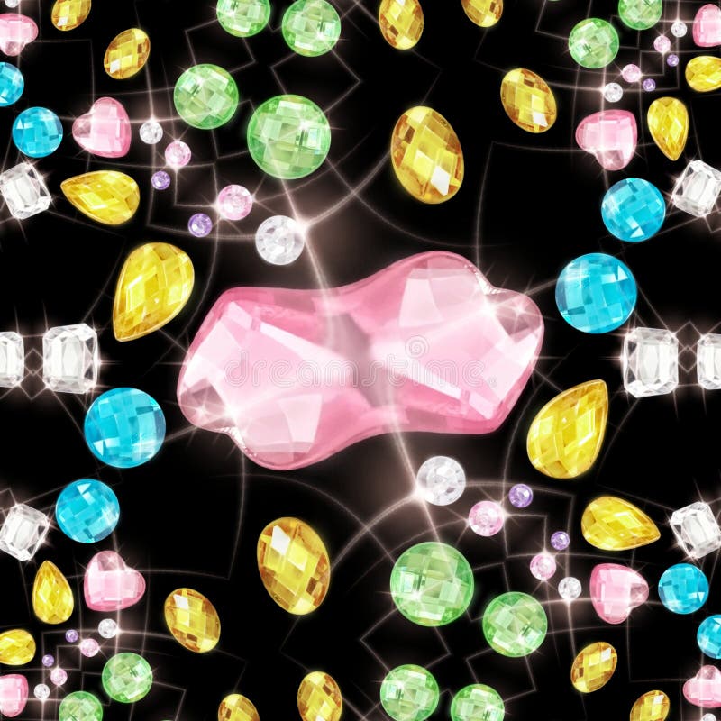 Colored Precious Stones Abstract Background Shapes and Blurs Stock ...