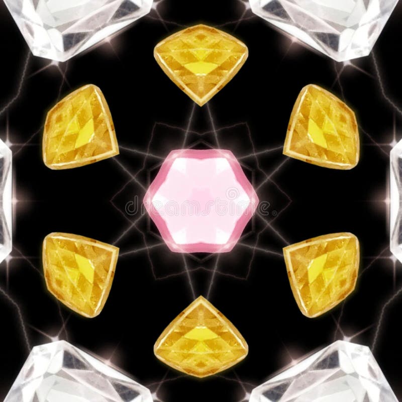 Colored Precious Stones Abstract Background Shapes and Blurs Stock ...