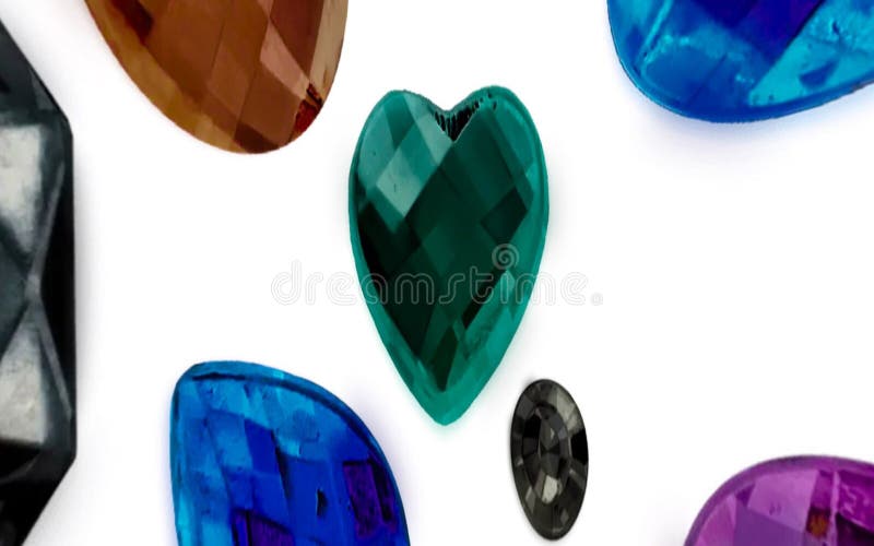 Colored Precious Stones Abstract Background Shapes and Blurs Stock ...