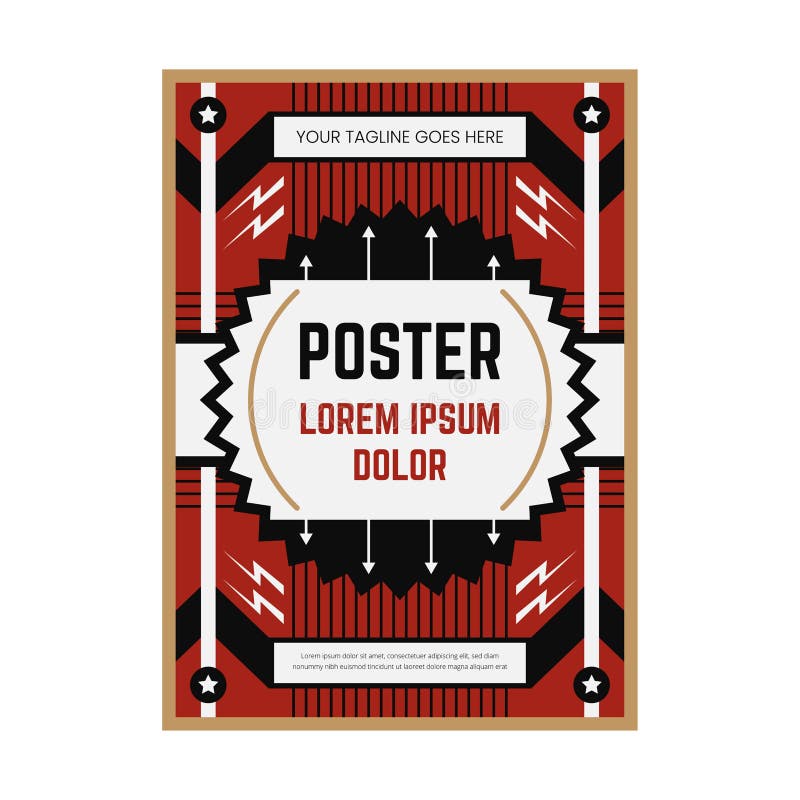 PROPAGANDA POSTER DESIGN TEMPLATE Stock Vector - Illustration of ...