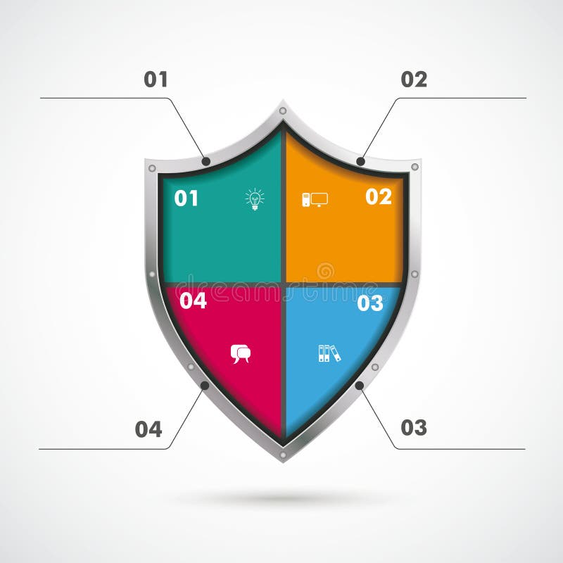 Infographic Shield Stock Illustrations – 15,239 Infographic Shield ...