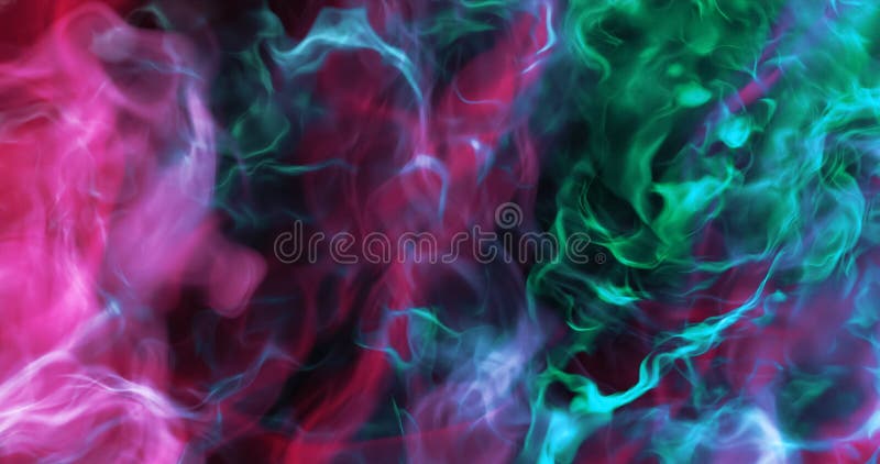 Colored Purple and Green Smoke Mist Fog. Abstract 3d Render Stock ...