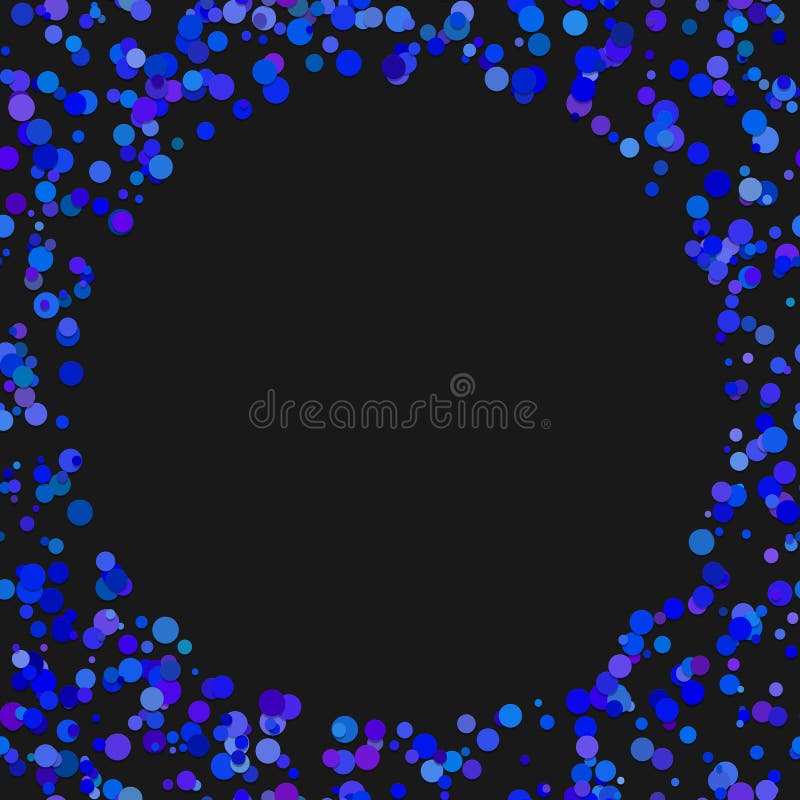 Colored Random Dot Background - Vector Illustration from Dots in Blue ...