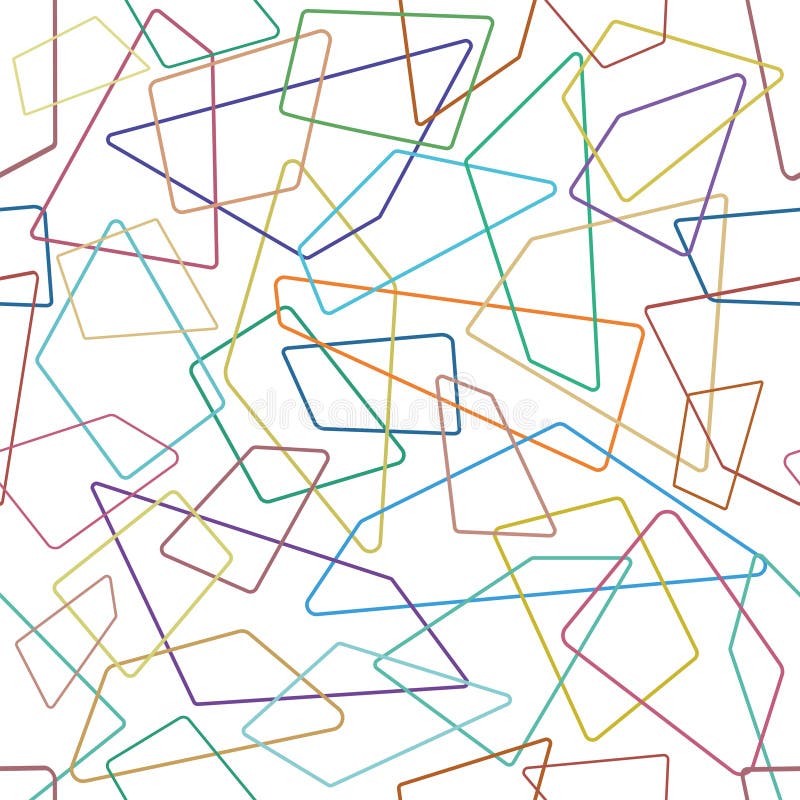 Colored Rectangles on a White Background Stock Vector - Illustration of ...