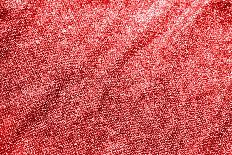 Colored Red Shiny Fabric Texture with Folds. Surface Background Colors ...