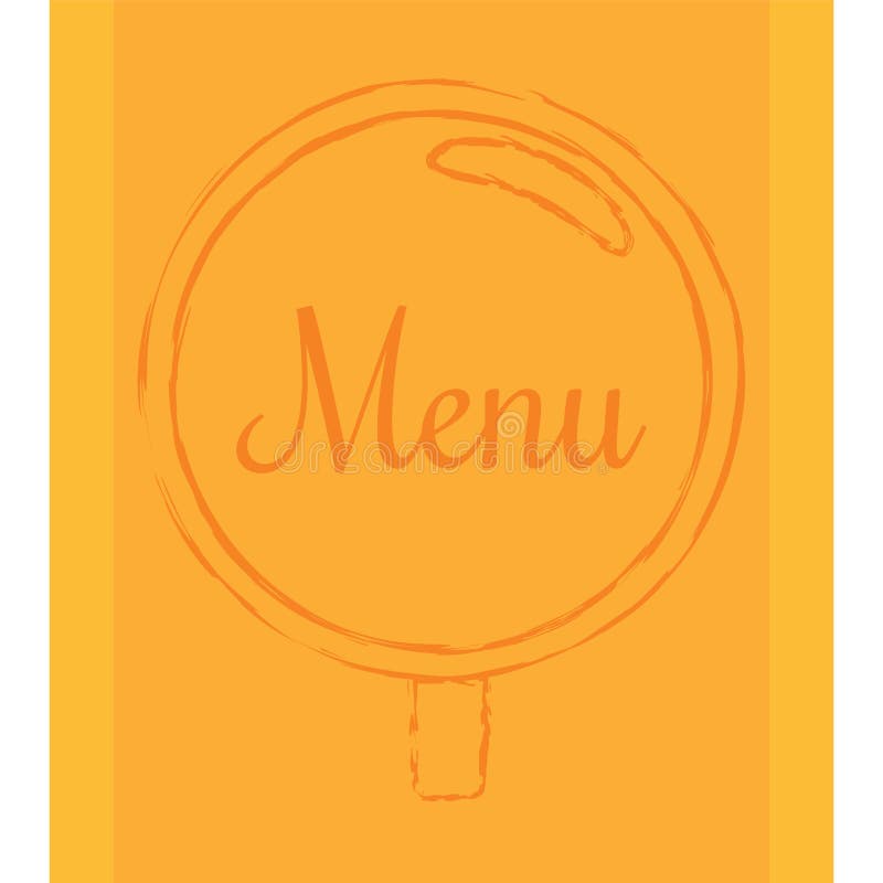 Restaurant Menu Illustration Stock Vector - Illustration of brochure ...