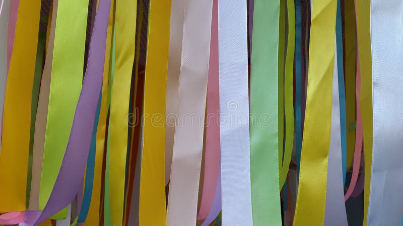 Colored Ribbons. Multi-colored Ribbons Stock Image - Image of chaotic ...
