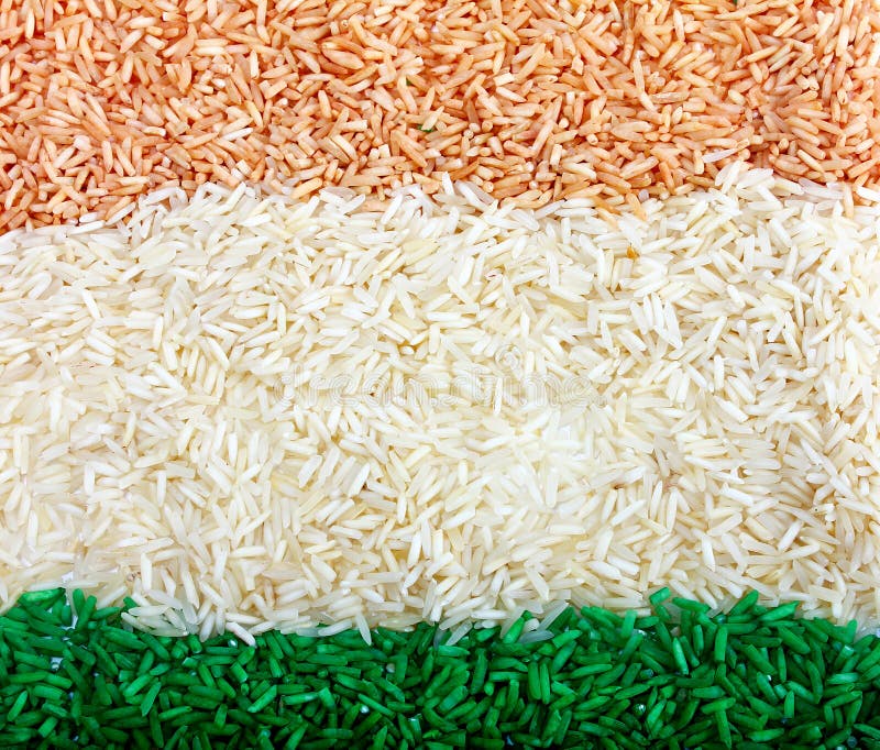 Colored rice stock photo. Image of vegetable, grain, flag - 22647364