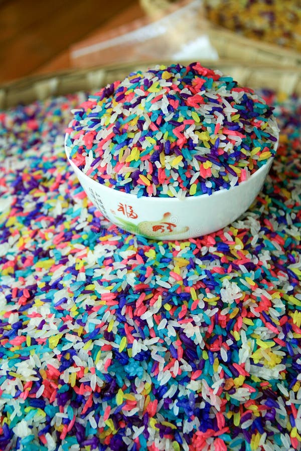 Colored rice stock image. Image of color, snacks, rice - 29455225