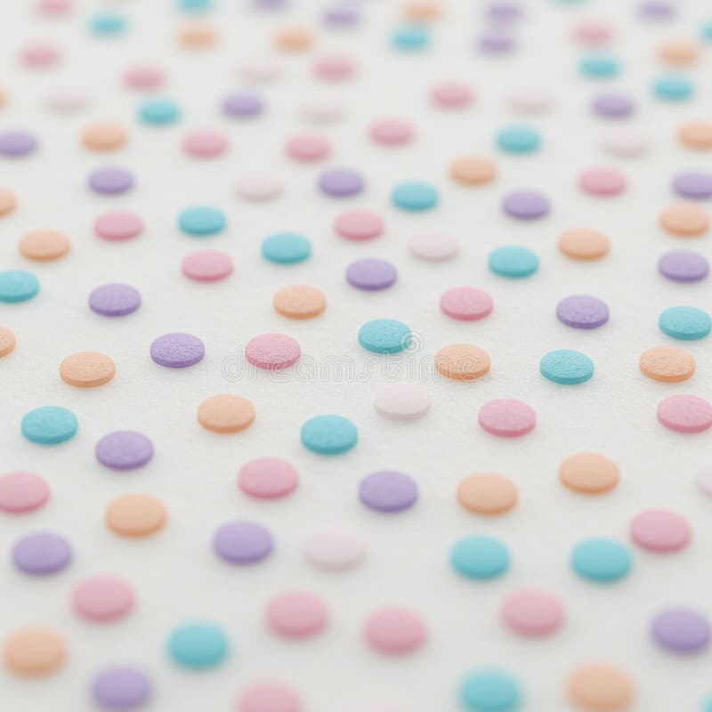 Colored Round Confetti Pieces are Scattered on a White Background. the ...