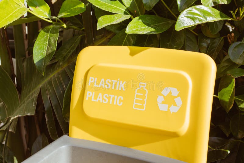 Colored Rubbish Containers for Separate Sorting of Garbage. Bins for ...