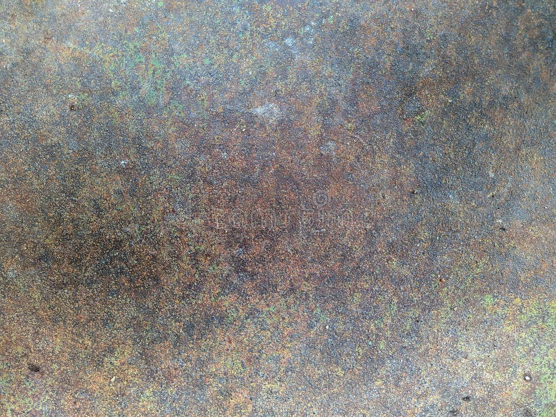 Colored Rusty Stained Metal Wall Texture Pattern Stock Photo - Image of ...