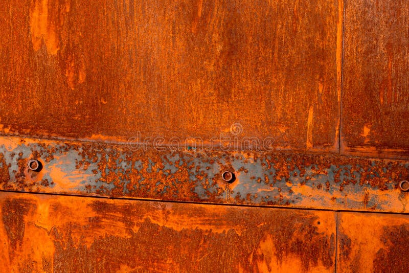 Colored Rusty Stained Metal Wall Texture Pattern. Stock Image - Image ...