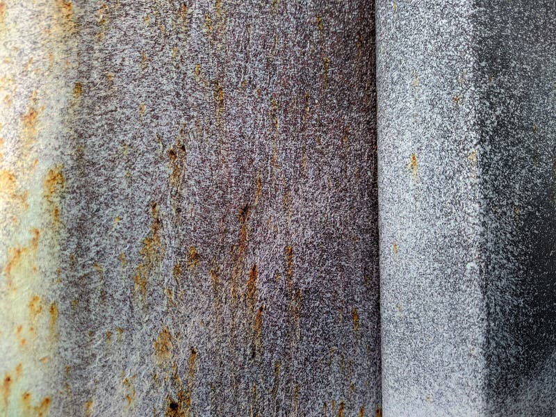 Colored Rusty Stained Metal Wall Texture Pattern Stock Photo - Image of ...