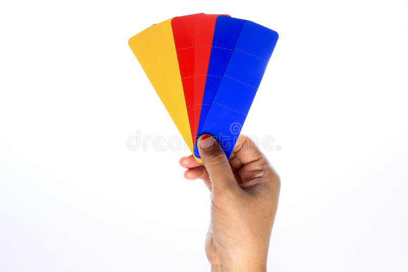 Colored Samples of Different Papers on White Background. Color Trend ...