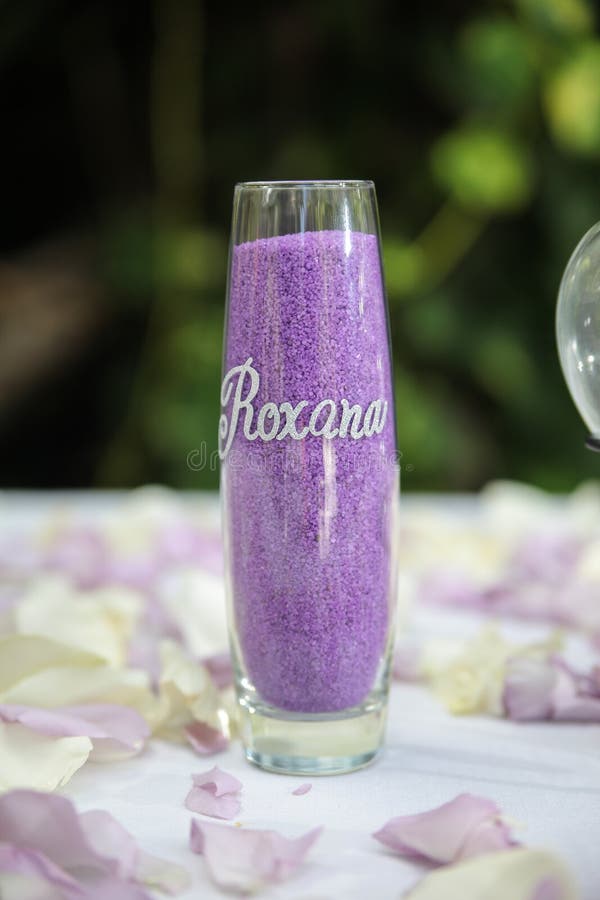 Colored sand stock image. Image of purple, colored, tube - 27901269