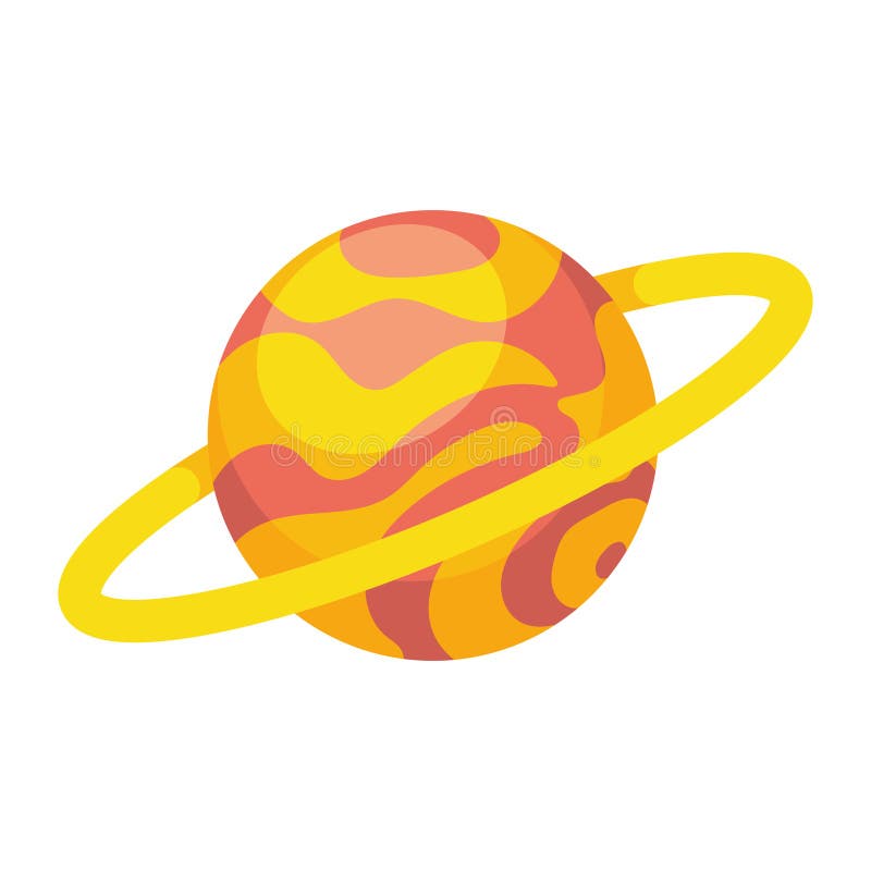Colored saturn design stock illustration. Illustration of science ...