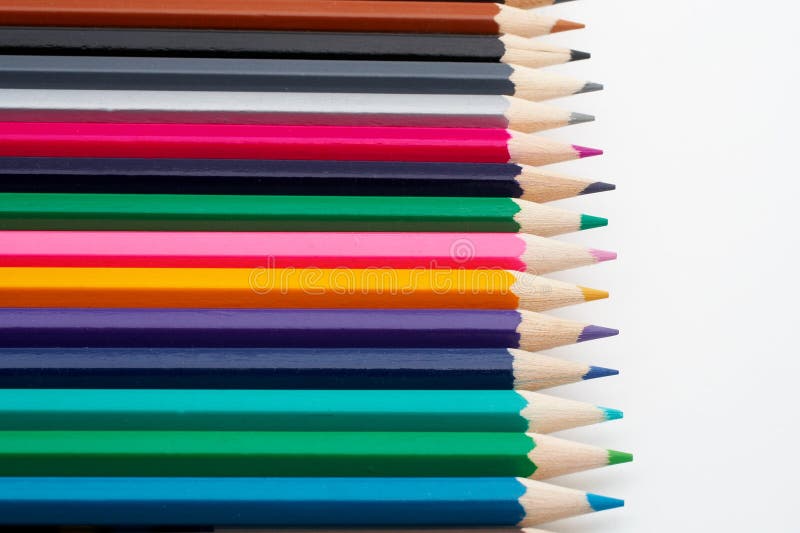 Colored school pencils stock photo. Image of cartoon, design - 753456