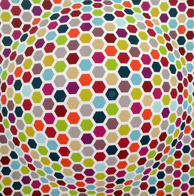 Colored Seamless Hexagonal Pattern Stock Photo - Image of geometric ...