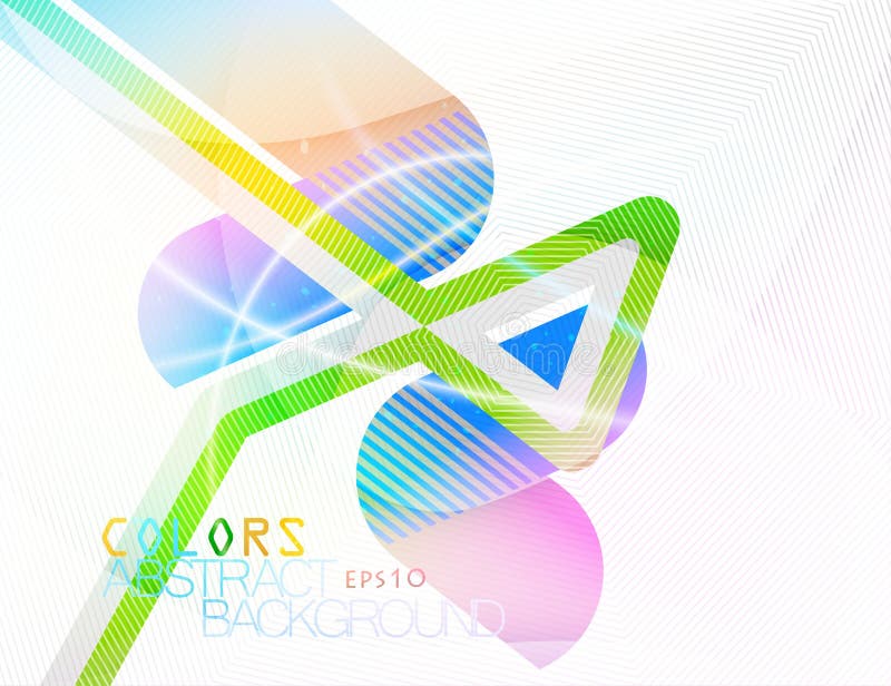 Colored Shape Concepts Vector Stock Vector - Illustration of angle ...