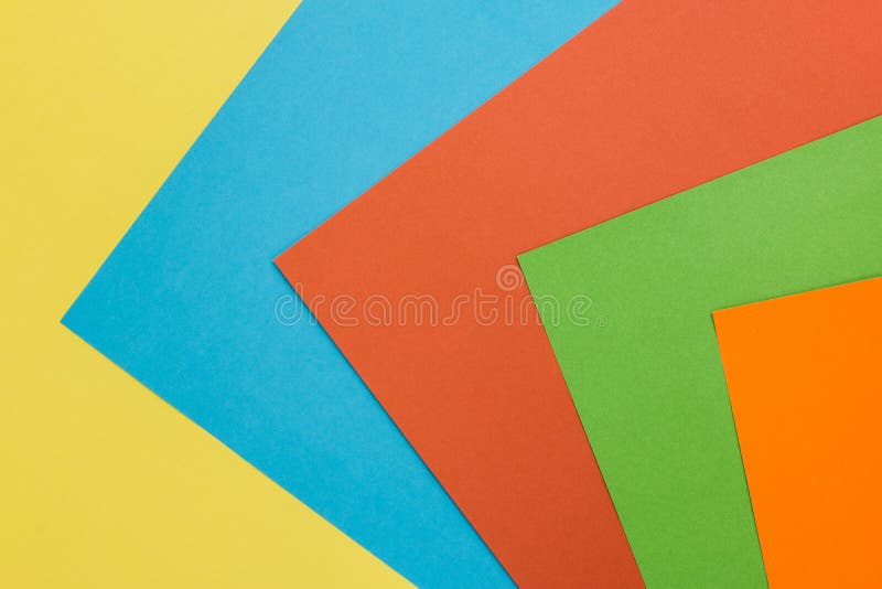 Colored sheets of paper stock image. Image of texture - 70326435