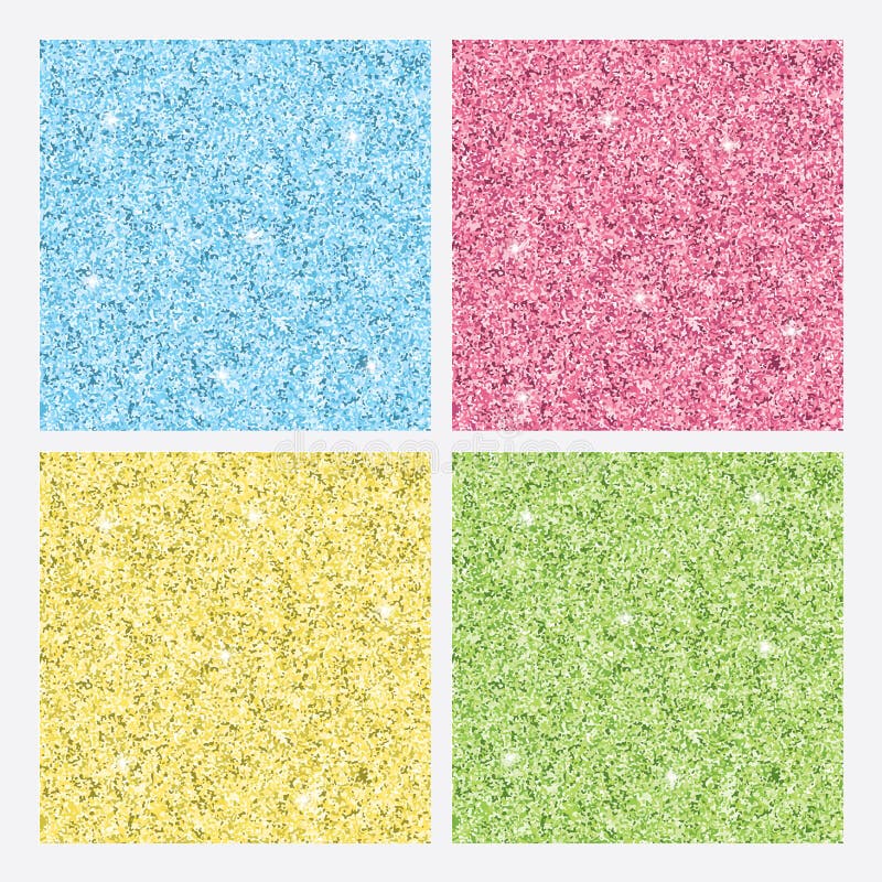 Colored Shiny Glitter Backgrounds in Style. Vector Stock Vector ...