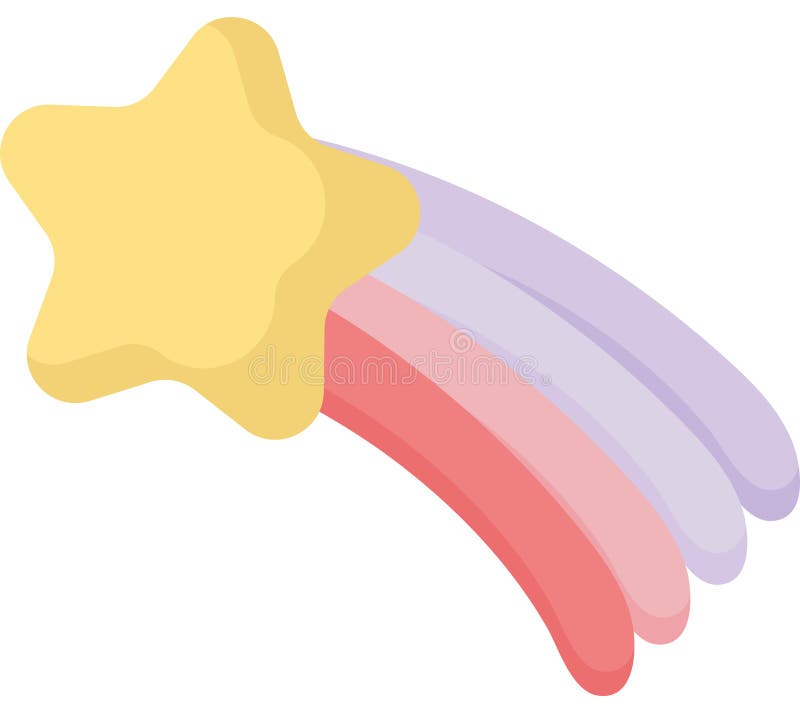 Colored Shooting Star Stock Illustrations 360 Colored Shooting Star