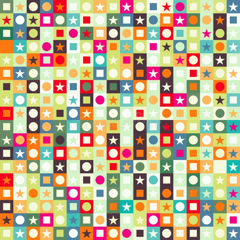 Colored Signs Seamless Pattern Stock Vector - Illustration of maze ...